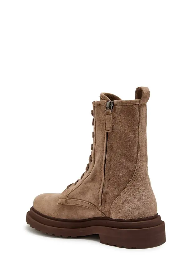 Brunello Cucinelli Suede Ankle Boots