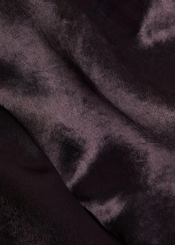 Maria Mcmanus Drawstring Satin Parka - Plum