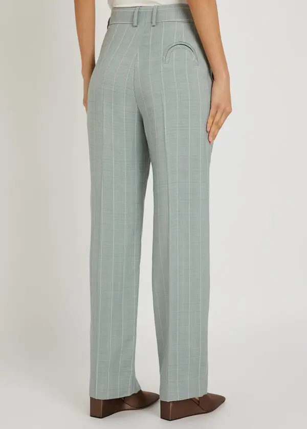BLAZÉ MILANO Fox Striped Woven Trousers