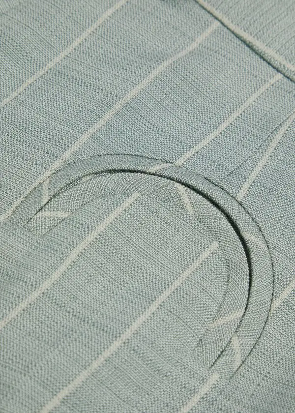 BLAZÉ MILANO Fox Striped Woven Trousers