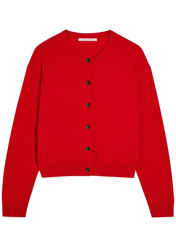 Maria Mcmanus Cashmere And Cotton-blend Cardigan