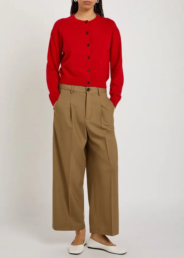 Maria Mcmanus Cashmere And Cotton-blend Cardigan