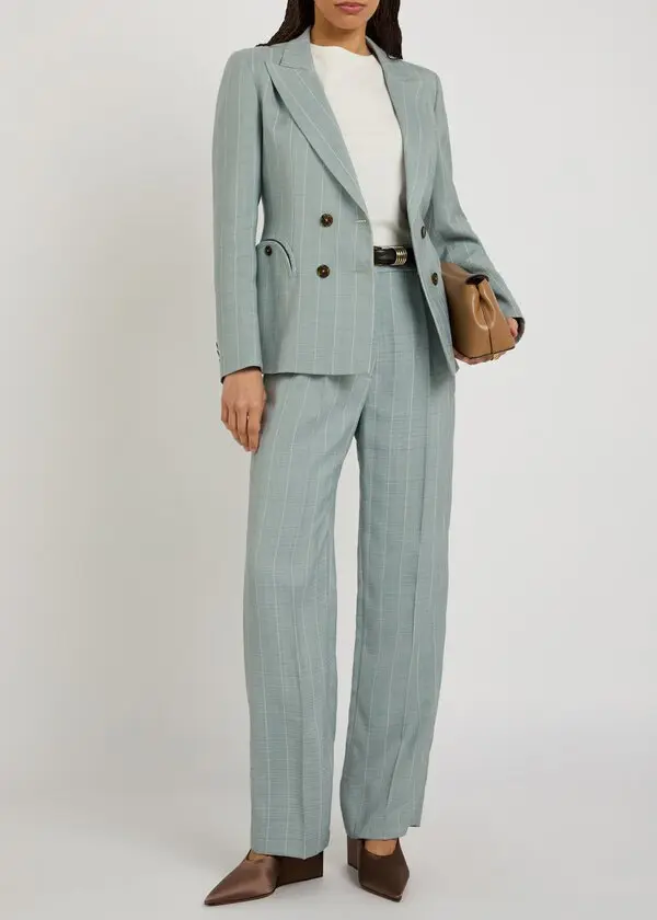 BLAZÉ MILANO Charmer Striped Woven Blazer