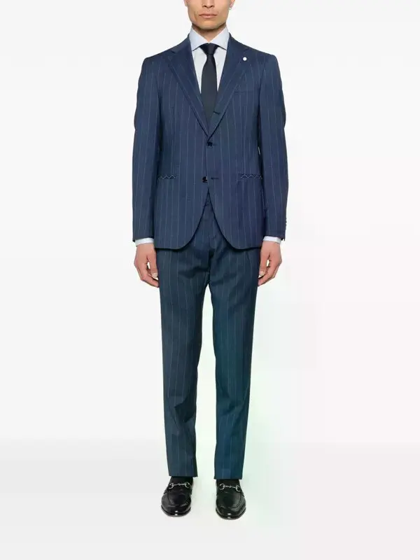 LUIGI BIANCHI MANTOVA Pinstripe-pattern Suit