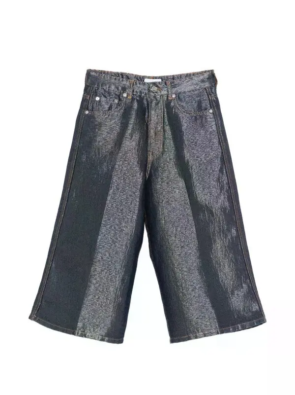 GANNI High-waisted Belt-loops Shorts