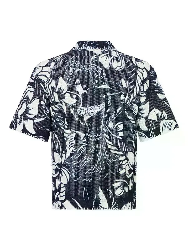 Dsquared2 Dancing Flowers Short-sleeves Polo