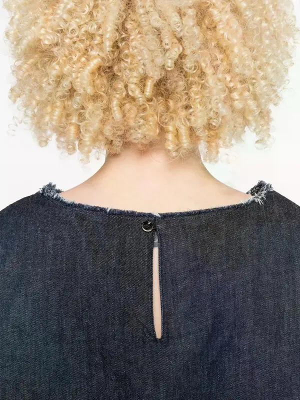 NINE:INTHE:MORNING Rebe Frayed Top