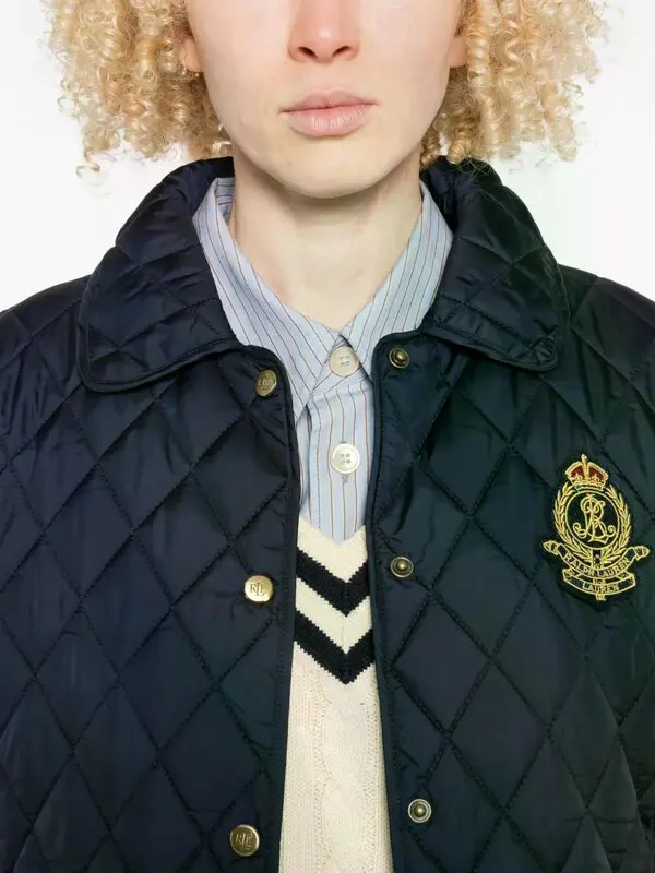 Ralph Lauren Quilted Emblem Jacket - Blue