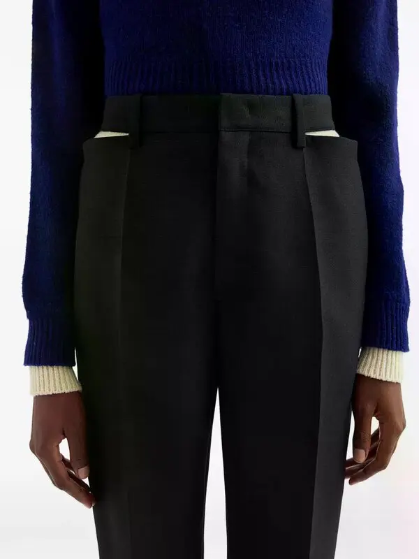 JIL SANDER Wool Blend Trousers