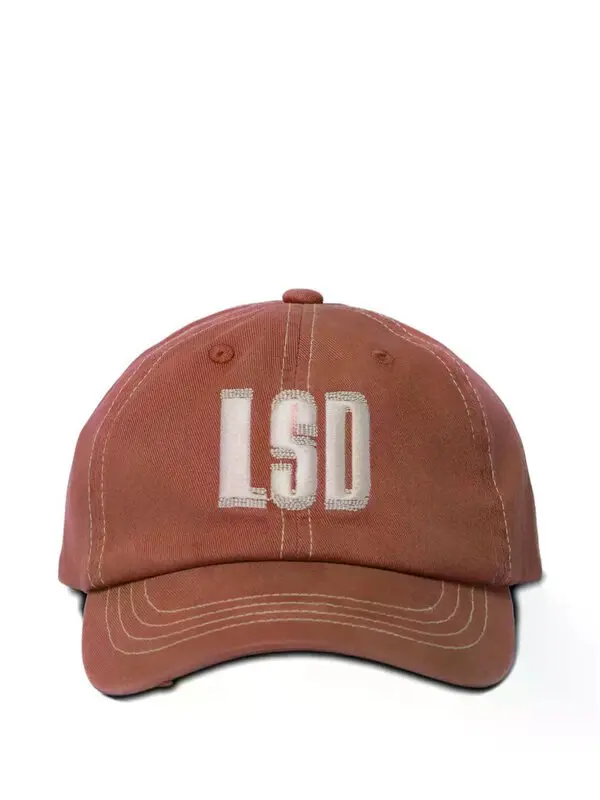 ACHM Slogan-appliqué Baseball Cap - Brown