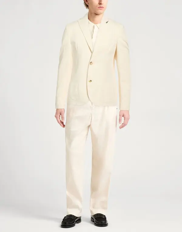 PAOLONI Blazer Size Cotton, Linen