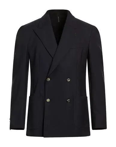 PAOLONI Midnight Virgin Wool Double-breasted Blazer