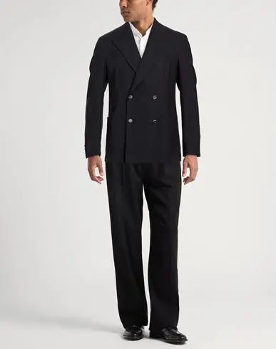 PAOLONI Midnight Virgin Wool Double-breasted Blazer