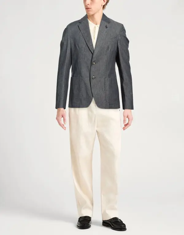 PAOLONI Cotton Denim Blazer