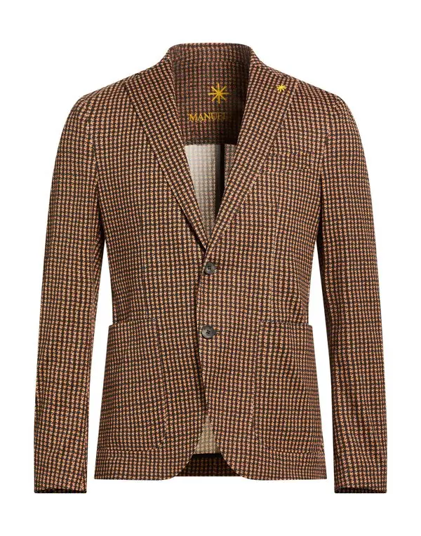 MANUEL RITZ Blazer Size Cotton, Elastane