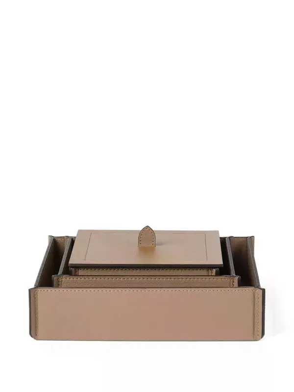 Brunello Cucinelli Leather Organiser Boxes