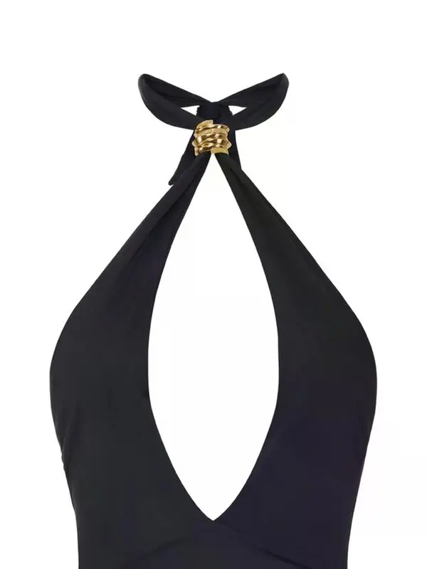 Elisabetta Franchi Halterneck One Piece Swimsuit