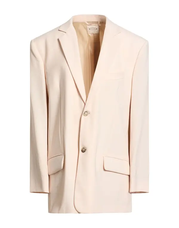 TOD'S Single-breasted Virgin Wool Blazer