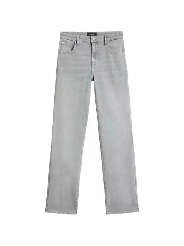 7 For All Mankind Calie Straight Leg Jeans - Grey