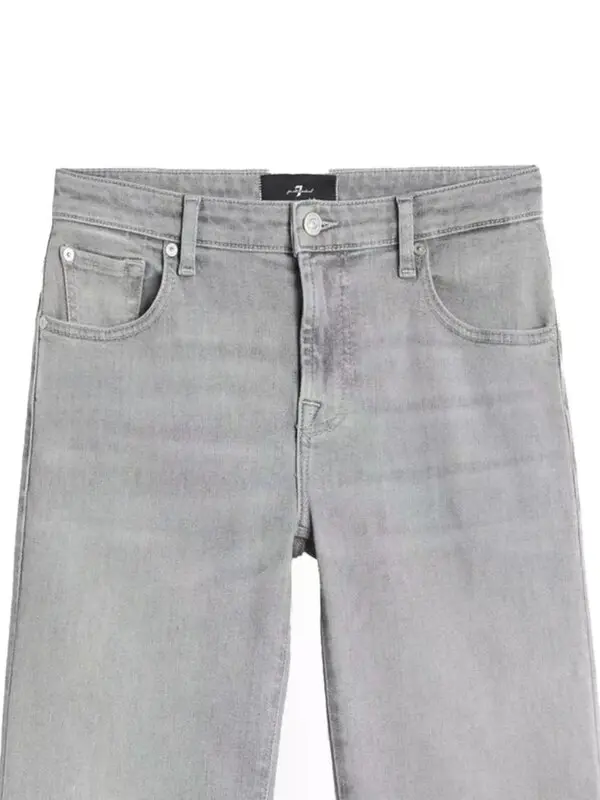 7 For All Mankind Calie Straight Leg Jeans - Grey