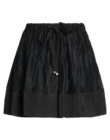 Sandro Mini Flared Skirt With Satin Trims