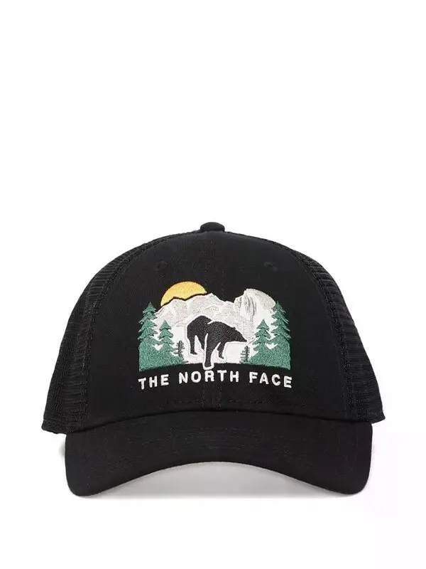 The North Face Embroidered Trucker Cap - Black