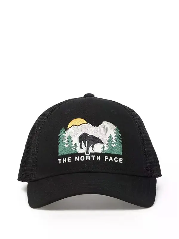 The North Face Embroidered Trucker Cap - Black