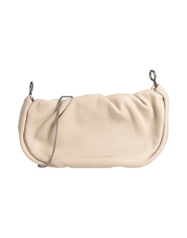 Brunello Cucinelli Leather Cross-body Bag With Appliqués