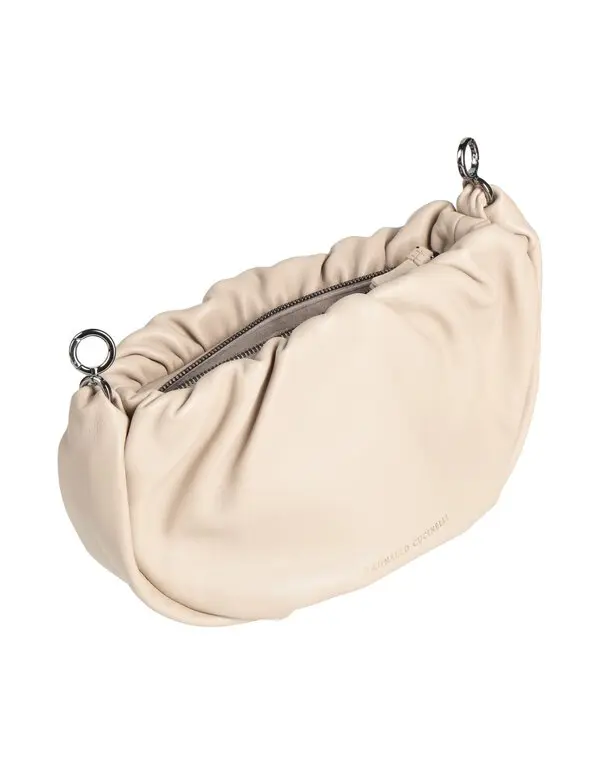 Brunello Cucinelli Leather Cross-body Bag With Appliqués