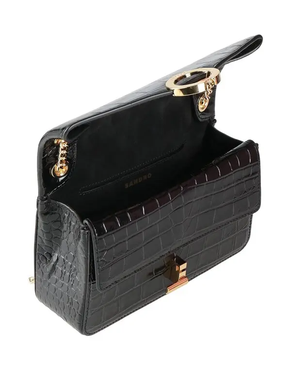 Sandro Cowhide Shoulder Bag