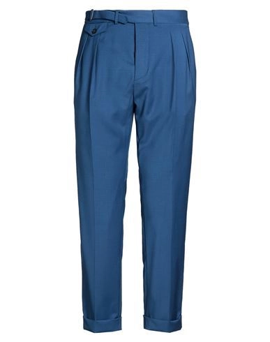 PAOLONI Tailored Tapered Leg Pants - Blue