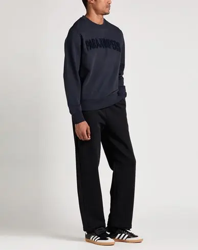 PARAJUMPERS Solid Cotton Sweatshirt With Logo - Navy