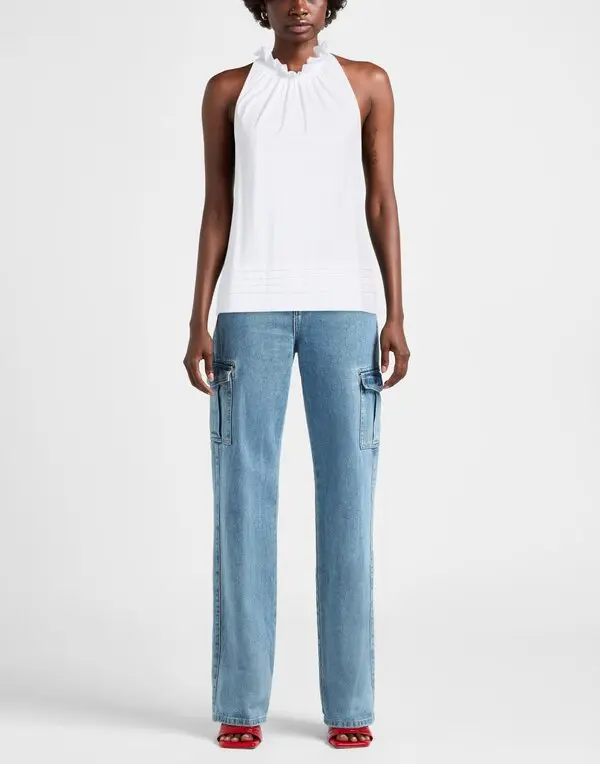 Alpha Studio Gathered Halterneck Top