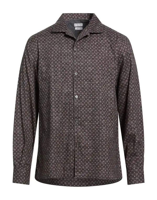 Brunello Cucinelli Shirt Size Cotton - Brown
