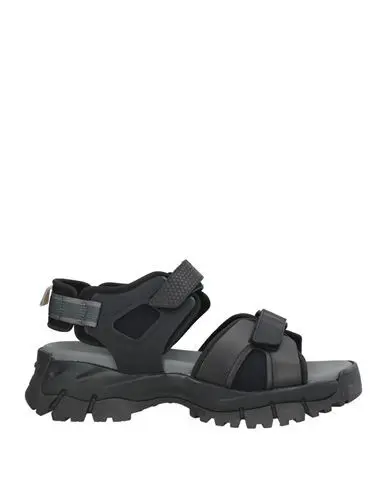 TOD'S Textile Fibers And Leather Sandals - Black