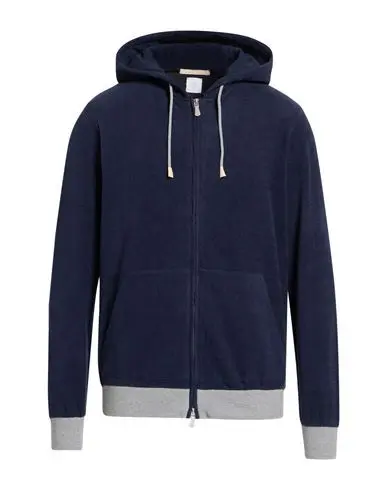 Eleventy Cotton Fleece Back Sweatshirt - Navy