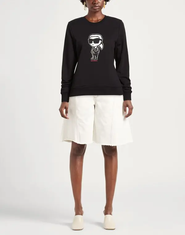 Karl Lagerfeld Organic Cotton Crewneck Sweatshirt