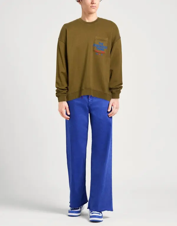 Dsquared2 Cotton Fleece Sweatshirt - Green