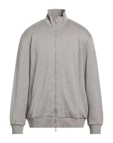 Eleventy Lightweight Cotton-polyamide Zip-up Sweatshirt - Grey
