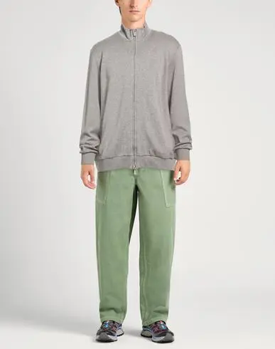 Eleventy Lightweight Cotton-polyamide Zip-up Sweatshirt - Grey