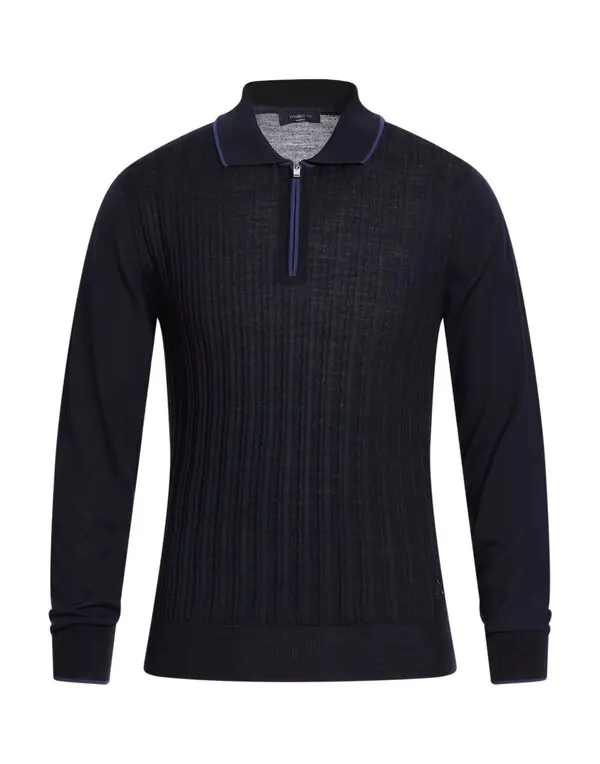 TOMBOLINI Wool Half-zip Sweater