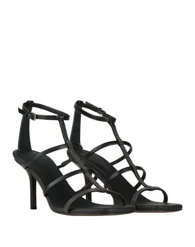 Brunello Cucinelli Leather Gladiator Sandals