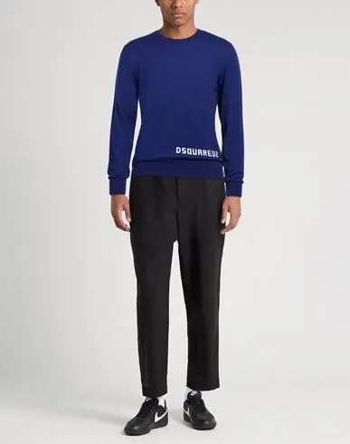 Dsquared2 Bright Virgin Wool Sweater - Blue