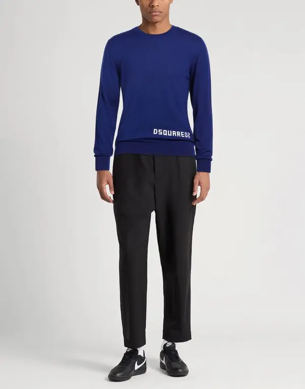 Dsquared2 Bright Virgin Wool Sweater - Blue