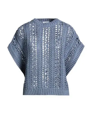 Brunello Cucinelli Cotton Sweater - Blue