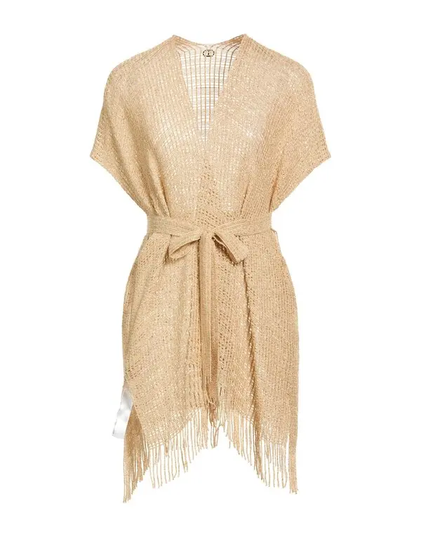 TWINSET Open-knit Cardigan With Belt