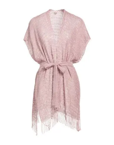 TWINSET Cardigan Size Viscose, Metallic Polyester - Pink