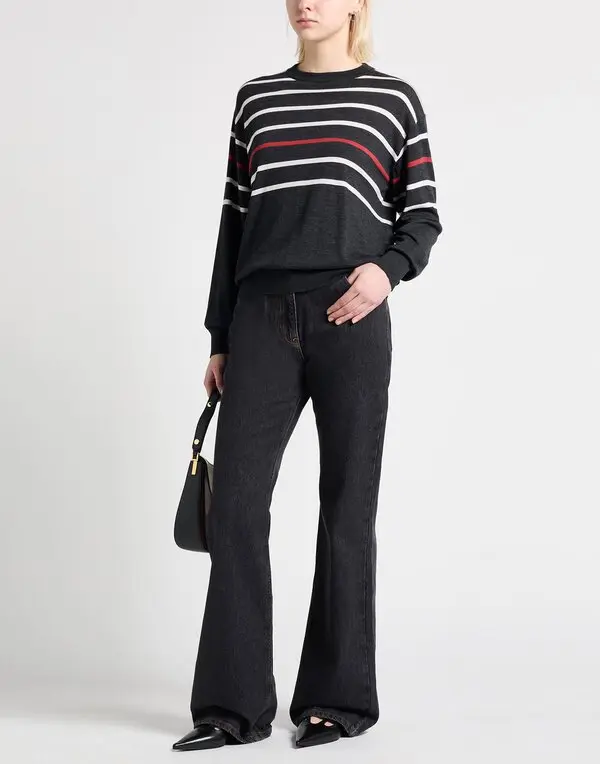 Brunello Cucinelli Striped Virgin Wool And Cashmere Sweater