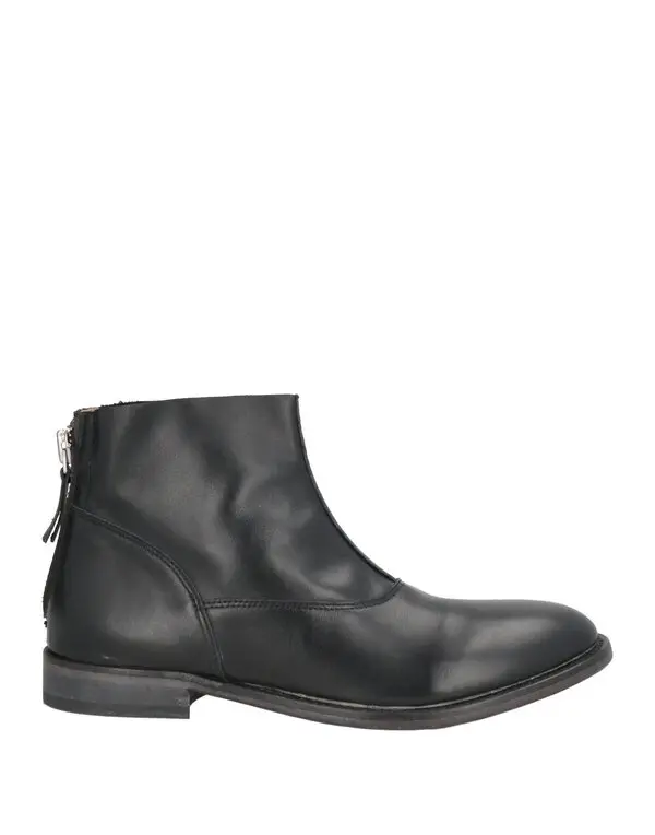 Moma Calfskin Ankle Boots - Black