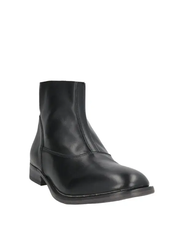 Moma Calfskin Ankle Boots - Black